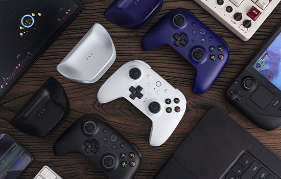 Controle Gamer 8BitDo Ultimate 2, RGB, Wireless, Bluetooth, Windows/Android/iOS, Hall Effect ...